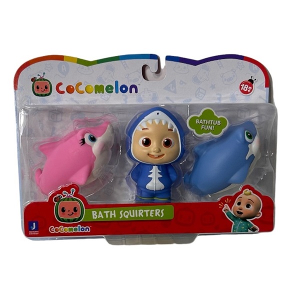 CoComelon | Toys | Cocomelon Bath Squirters Jj And Sharks Boy Kids ...